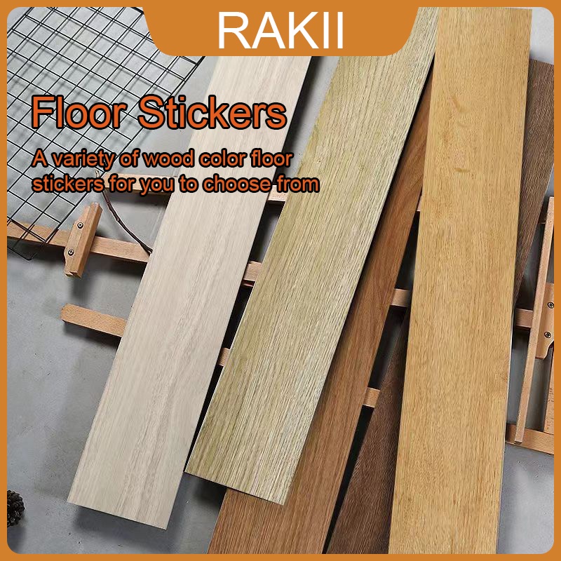 Wooden Vinyl Floor Stickers Self-adhesive PVC Vinyl Wood Tiles For ...