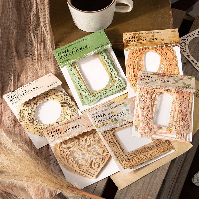 10 Pcs Assorted Vintage Decorative Lace Papers Hollow Dollies For ...