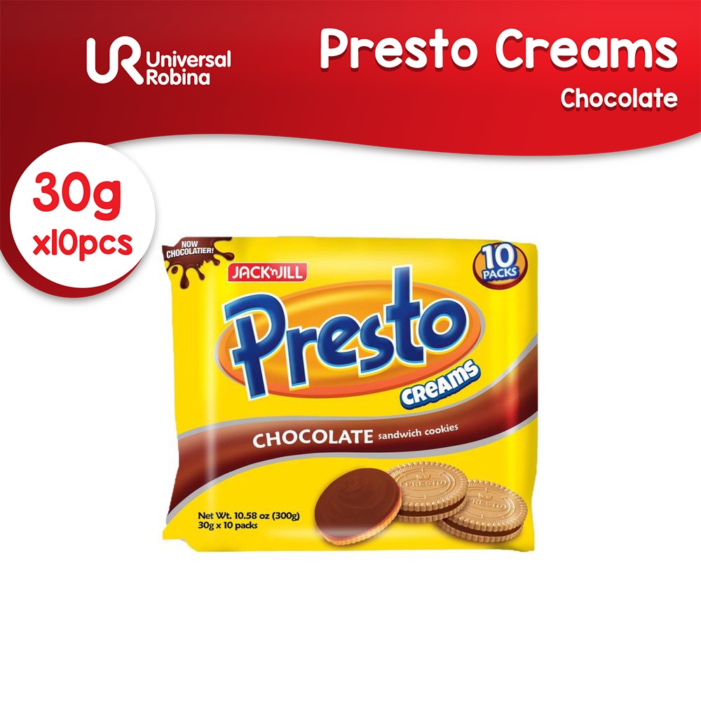 Presto Creams Chocolate (30g x 10) | Shopee Philippines