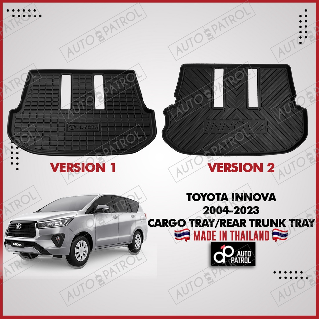 Toyota Innova 2004-2023 Trunk Mat Cargo Tray V1 / V2 | Shopee Philippines