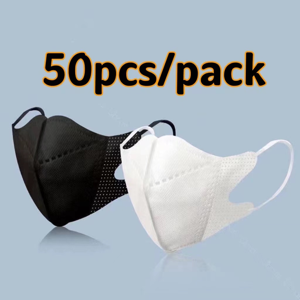 MS 50PCS/Pack Korea 3D face-lifting 3ply mask | Shopee Philippines