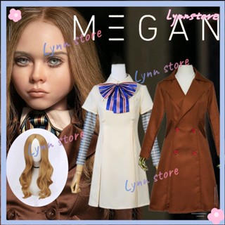 New Horrible Movie M3GAN Cosplay Outfit AI Doll Robots Megan Cosplay ...