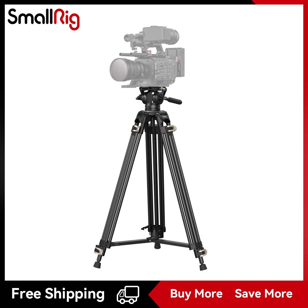 SmallRig AD-01 Video Tripod System 73" Heavy Duty Tripod with 360 ...