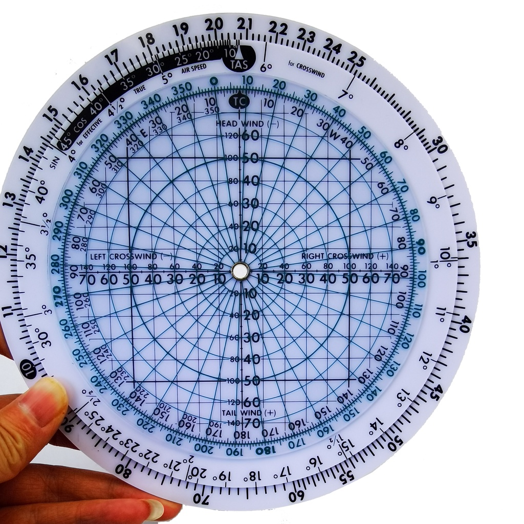 Aviation Round Shape Circular Vector Flight Measuring Computer ...