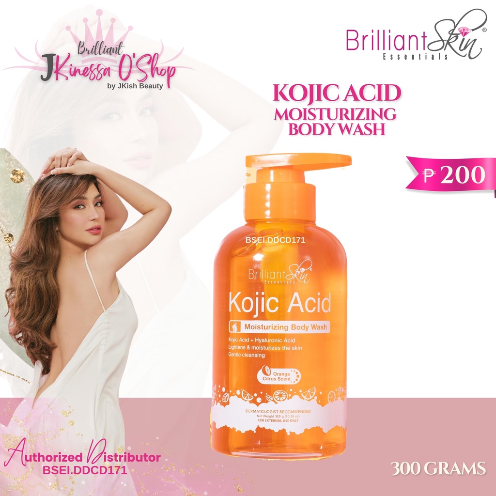Brilliant Skin Kojic Acid Body Wash 300ml Shopee Philippines
