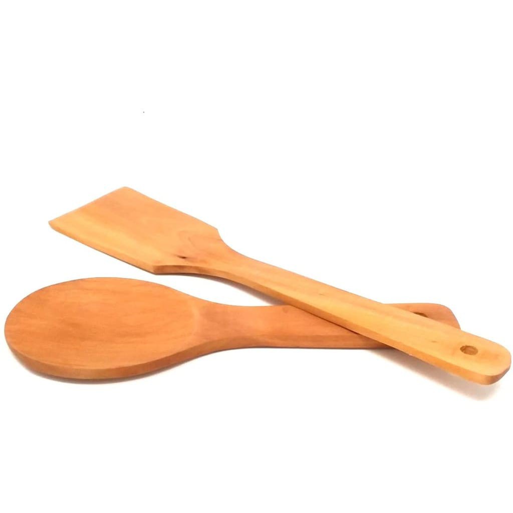 HH Flat Wooden Rice Paddle Spatula Natural Wood Turner Sandok | Shopee ...