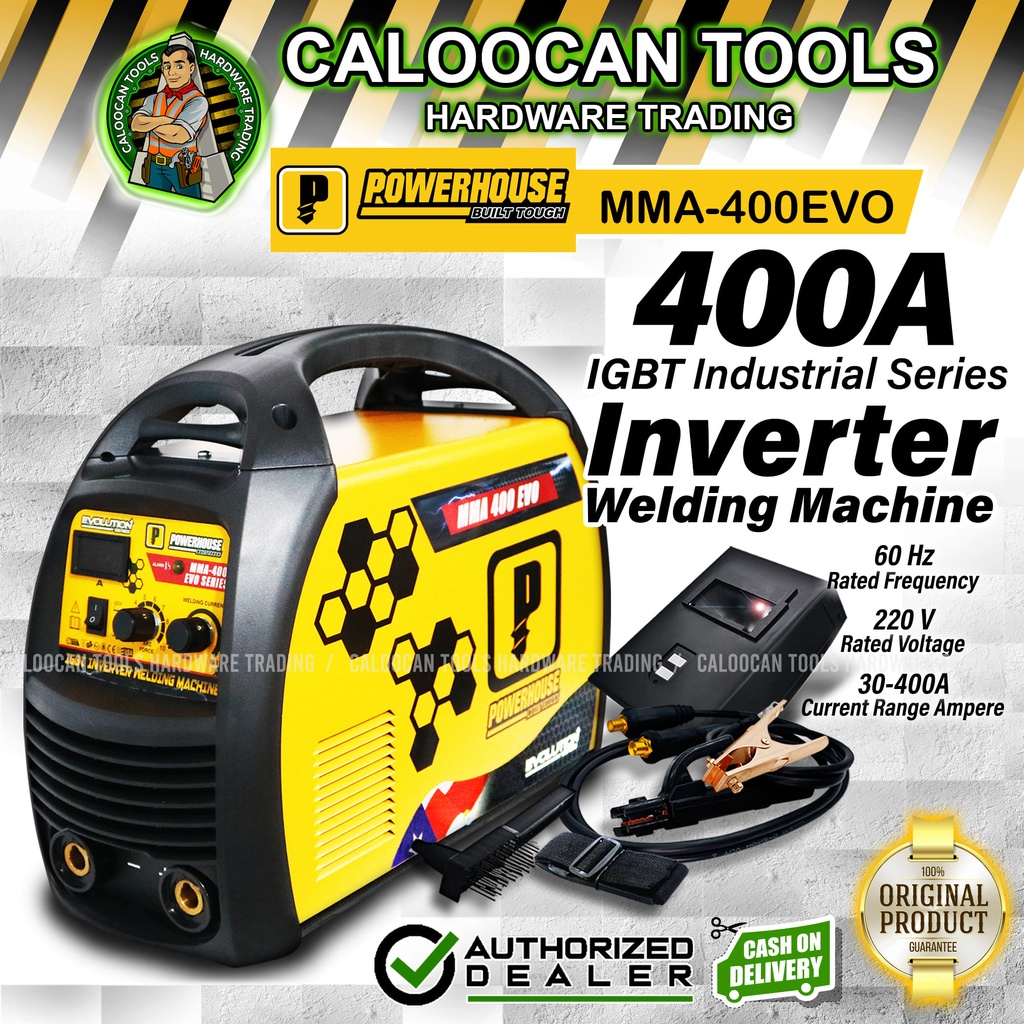 POWERHOUSE MMA-400EVO Evolution 400A IGBT Inverter Welding Machine ...