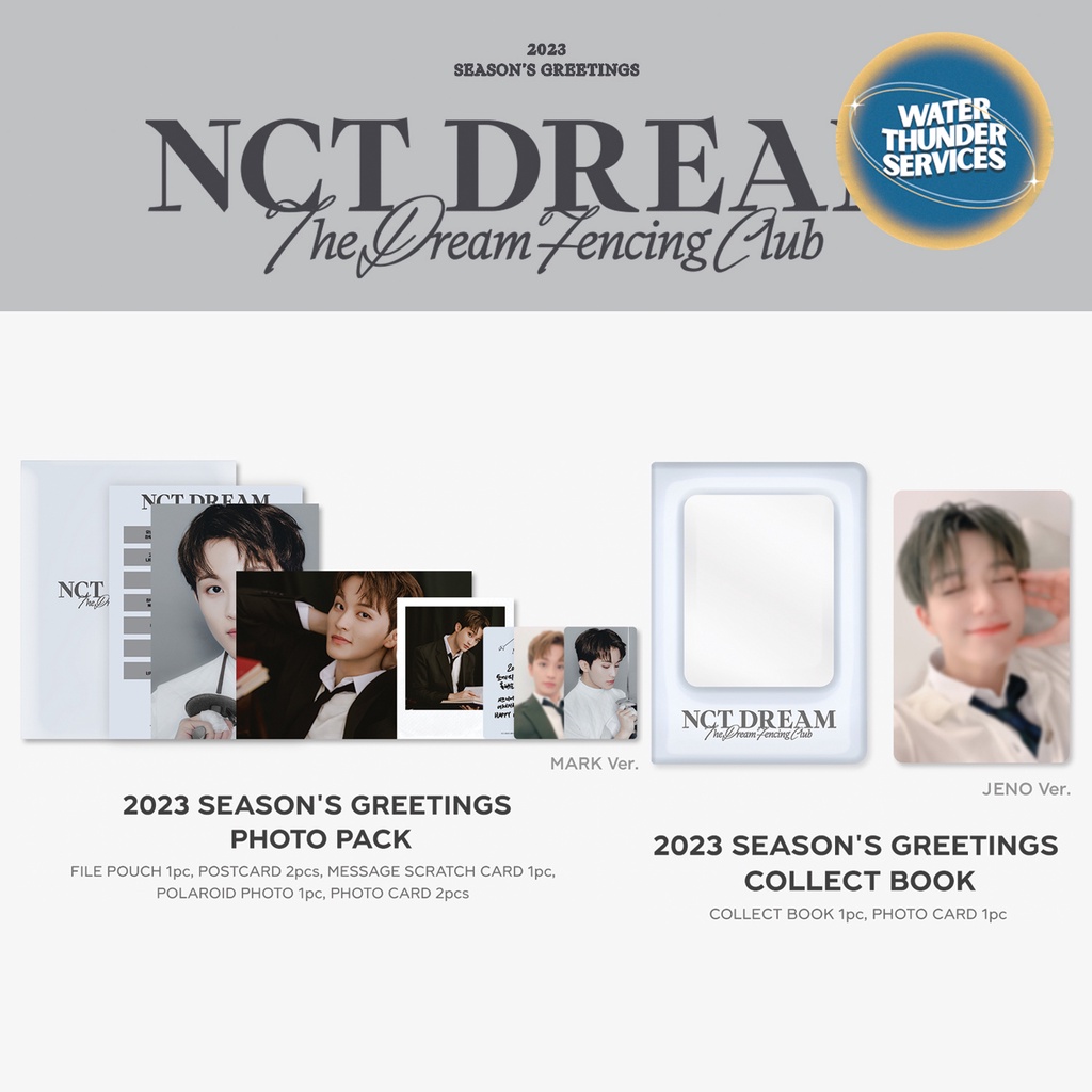 NCT Dream 2023 SM ARTIST SEASON'S GREETINGS OFFICIAL MD Photo Pack ...