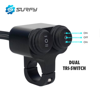 Dual Tri Switch 3ways Switch Alloy Handle Bar Mount Clamp Type From ...