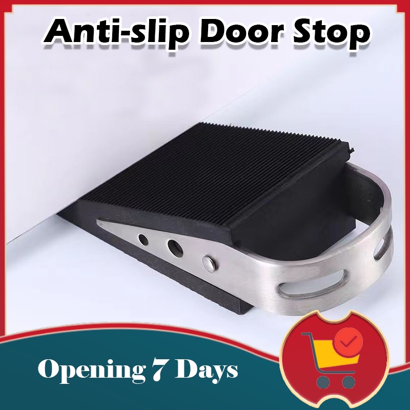 Door Bottom Stopper Silicone Shock Absorbent Block Wedge Doorstops Door ...
