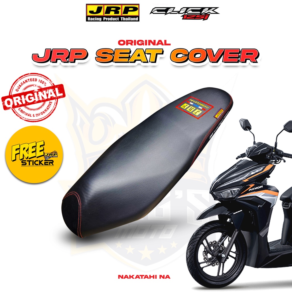 HONDA CLICK 125i Motorcycle Thai Seat Cover/ JRP Seat Cover JRP Logo ...