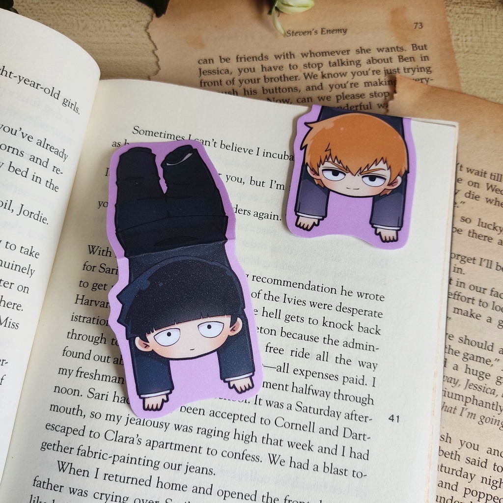 Mob Psycho 100 Chibi Magnetic Bookmarks | Shopee Philippines