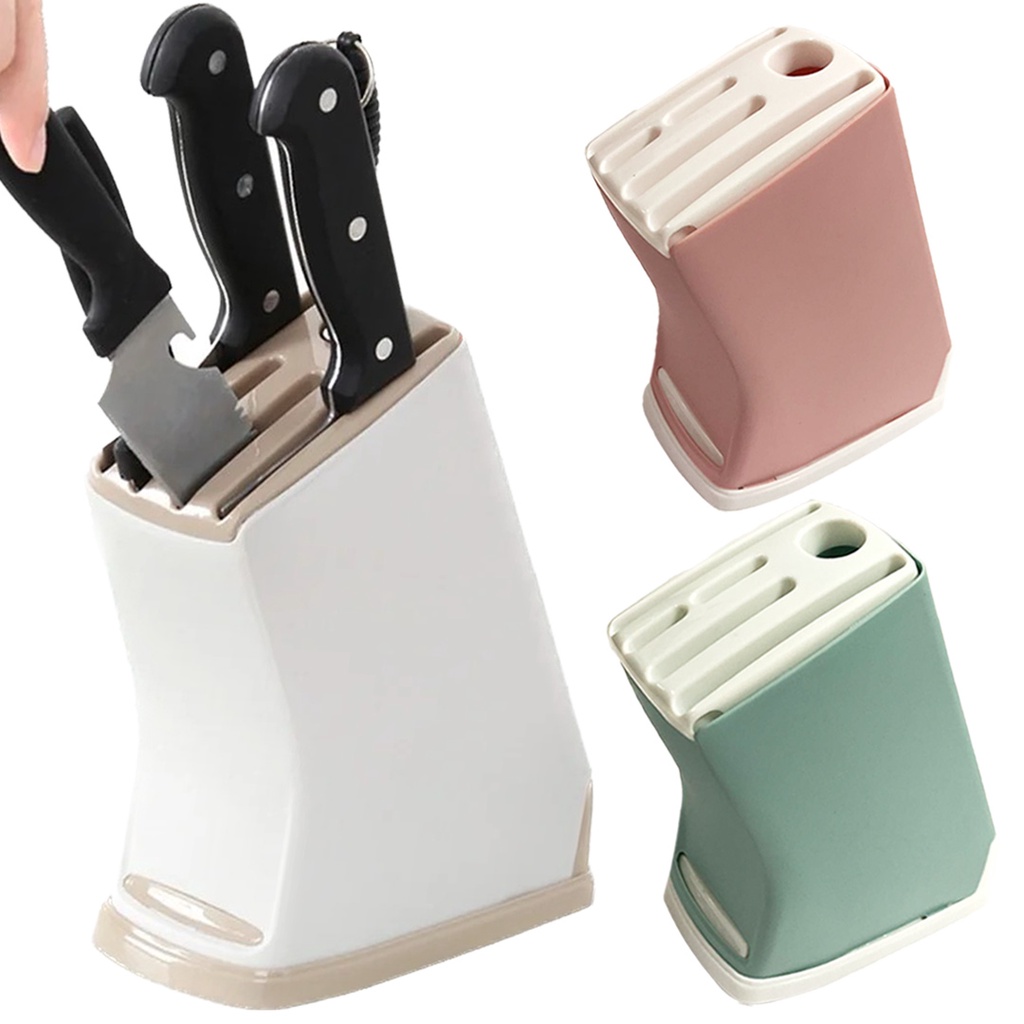 Kitchen Knife Holder Kitchen Knife Scissor Storage Rack Organizer Damp ...