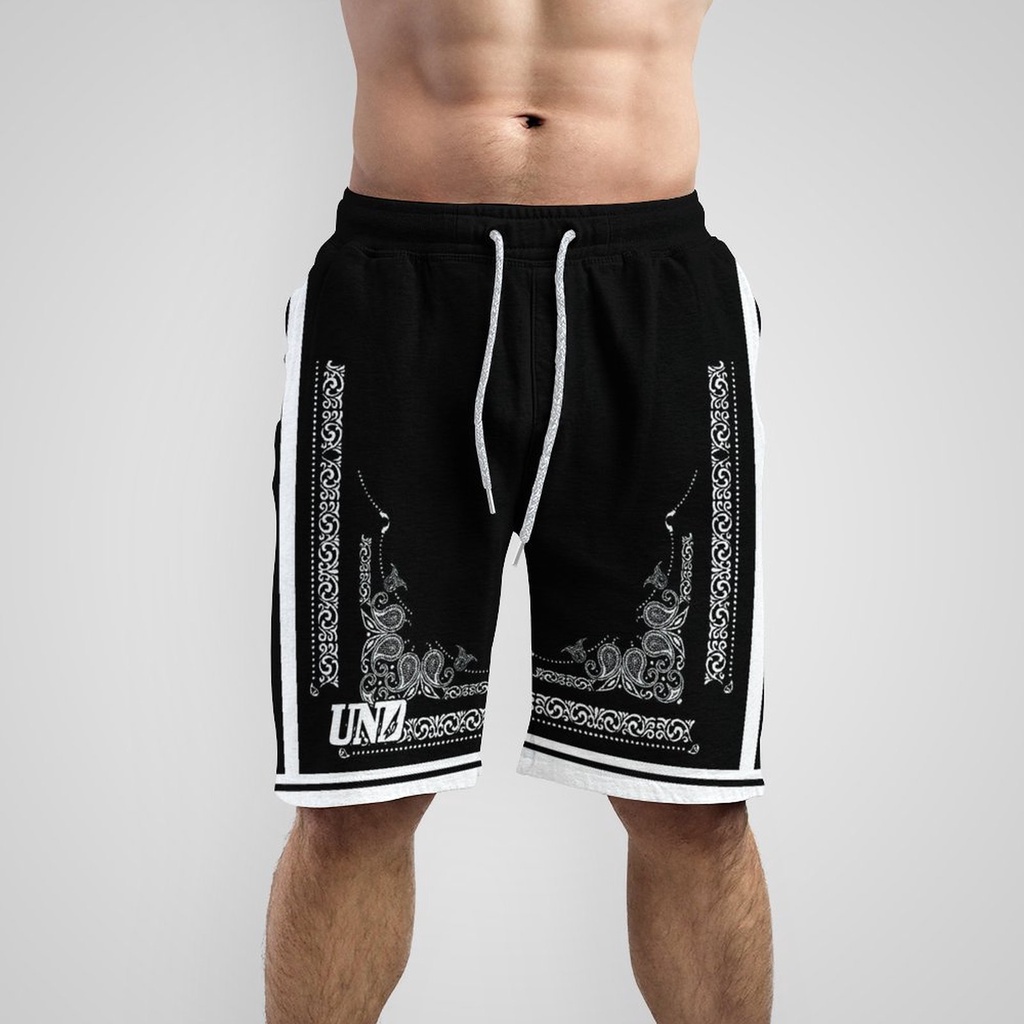 MSTR ALL BRAND - Undrafted "BANDANA SHADOW" Mesh Men Short (Black ...