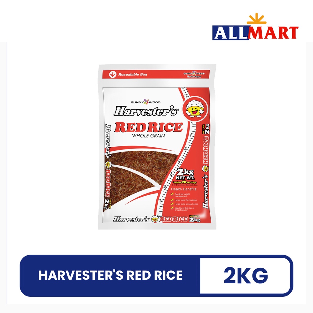 Harvester's Red Rice 2kg | Shopee Philippines
