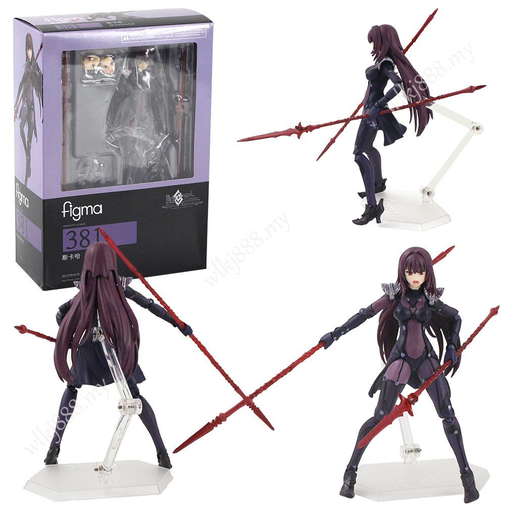 Fate Grand Order Lancer Scathach Figma 381 PVC Figma Fate Action Figure ...