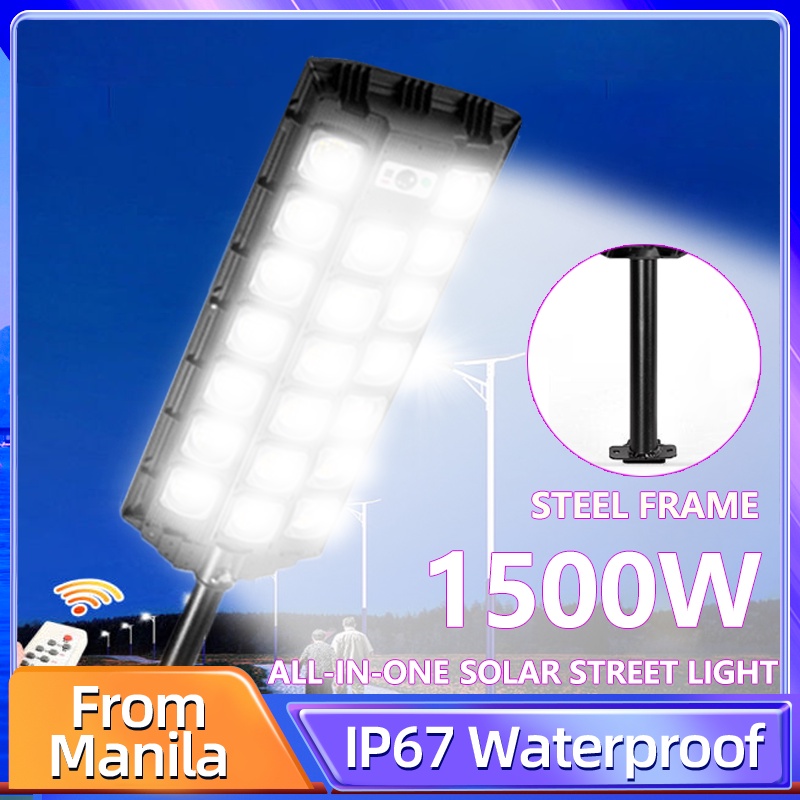 Solar Street Light 1500W Solar Light Outdoor Waterproof Solar LED ...