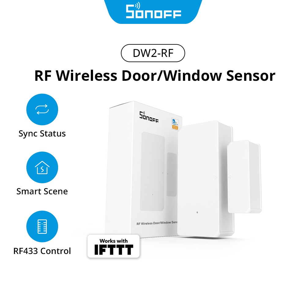 SONOFF DW2-RF 433MHz RF Wireless Door/Window Sensor Works with SONOFF ... SONOFF DW2-RF 433MHz RF Wireless Door/Window Sensor Works with SONOFF ...