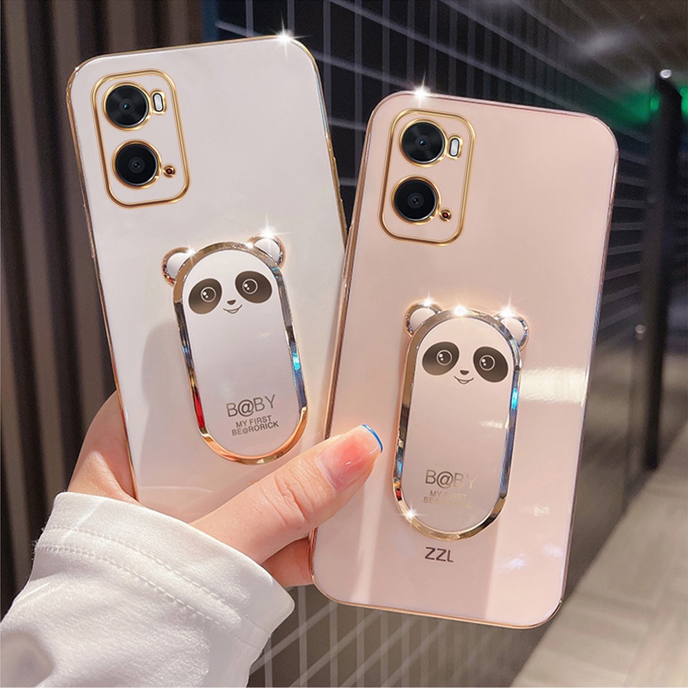 Casing OPPO A76 A36 A96 CPH2375 PESM10 New three-dimensional panda ...