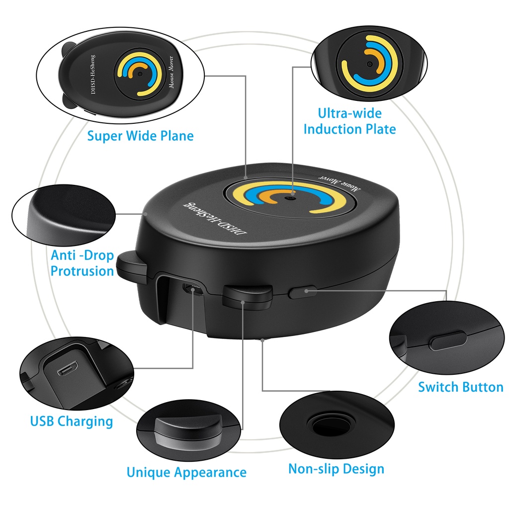 Mouse Mover Undetectable, Mouse Jiggler Device, Simulate Automatically ...
