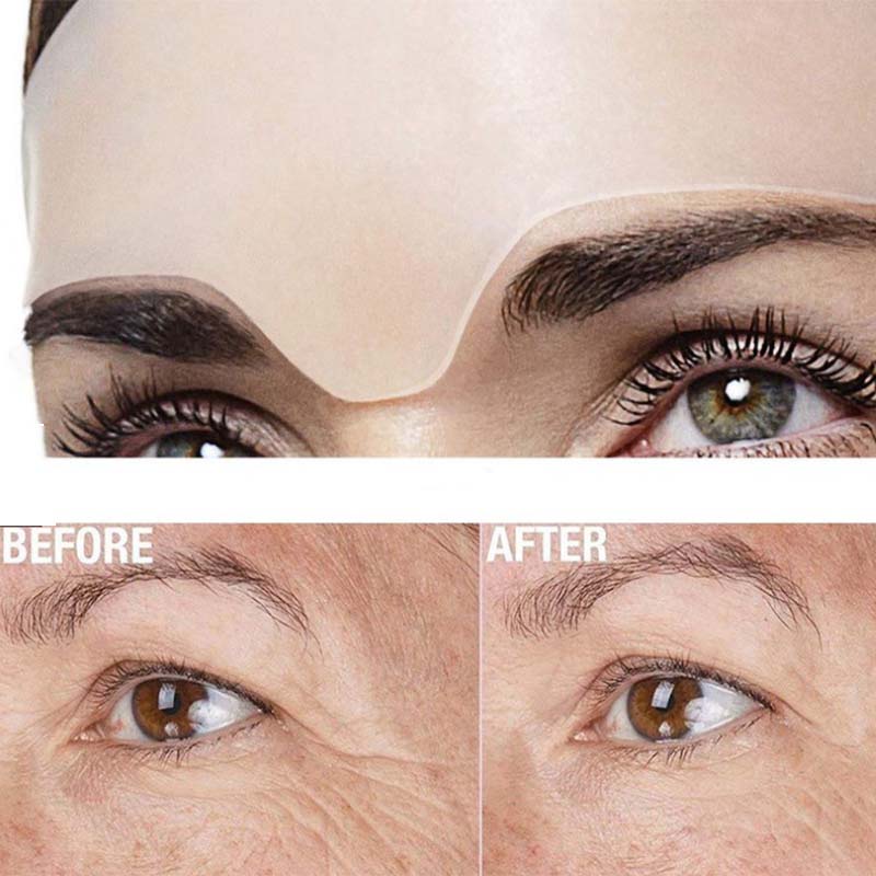 Reusable Silicone Anti-wrinkle Face Forehead Sticker Cheek Chin Sticker ...