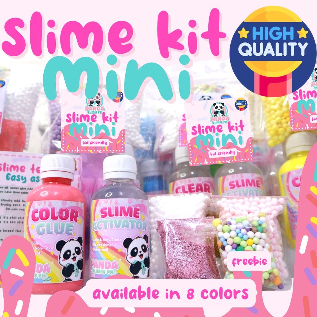 SLIME KIT MINI SLIME KIT by PANDA SLIMES PH SLIME PANDA | Shopee ...