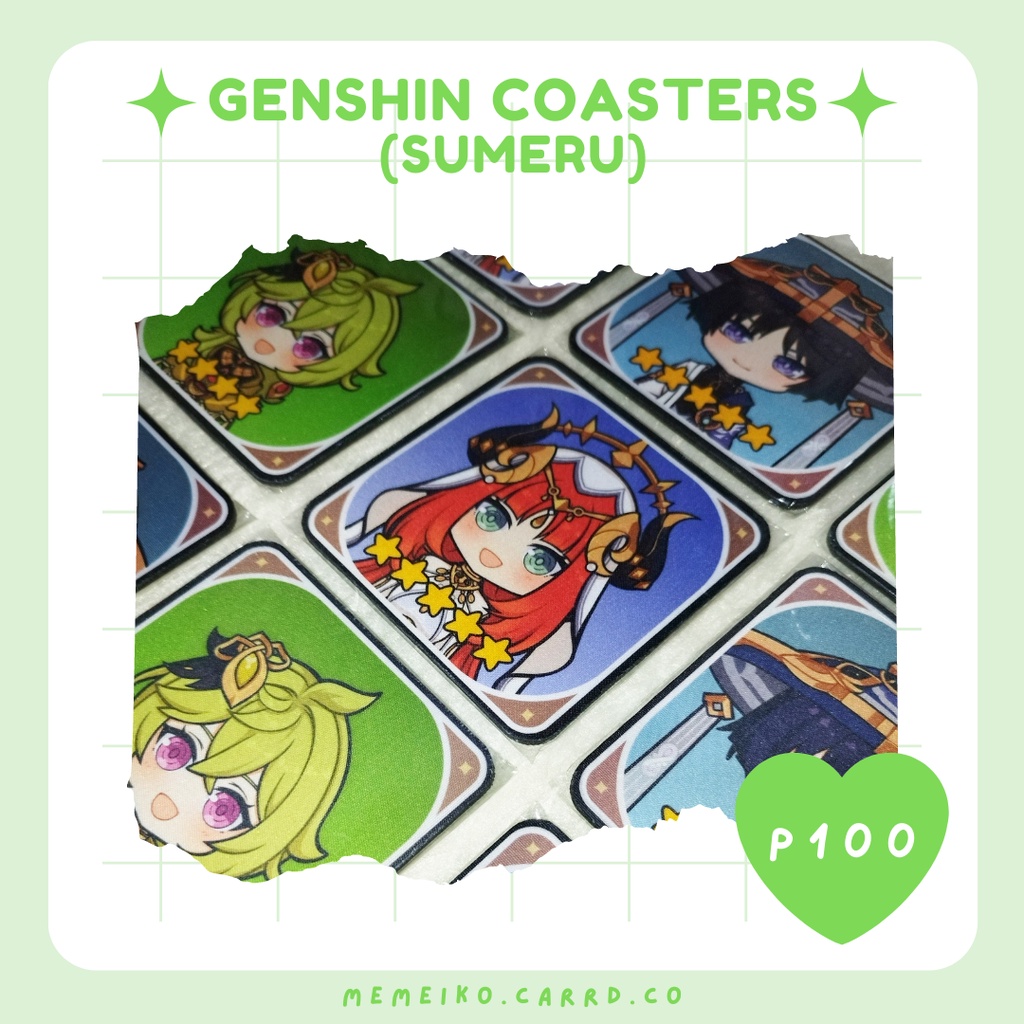 Genshin Impact Character Coaster (Sumeru) | Shopee Philippines