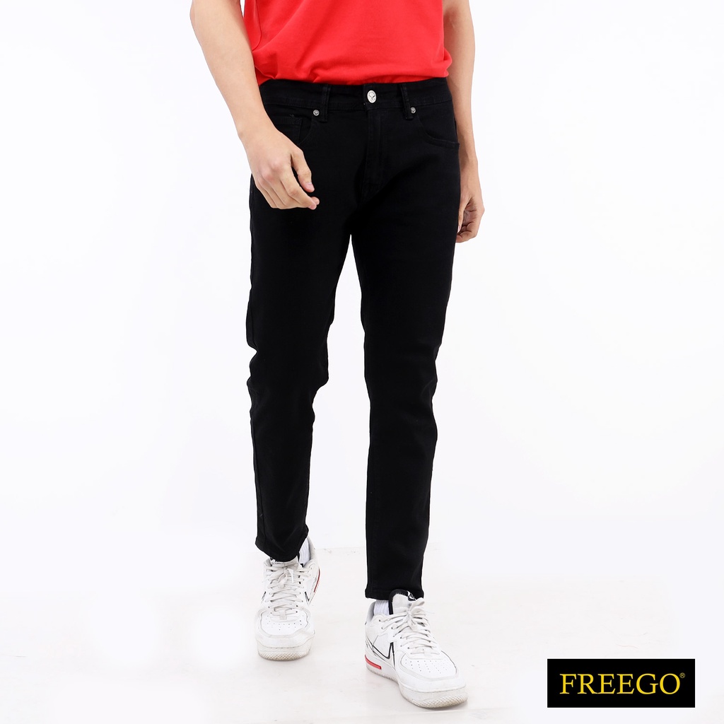 Freego Mens Denim Long Pants Slim Tapered Fit Stretch GSB23-0019 ...