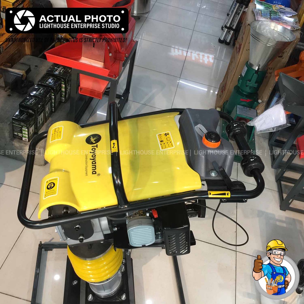 TOYOYAMA Tamping Rammer with Robin Engine EY20 5HP, Engine Cover ...