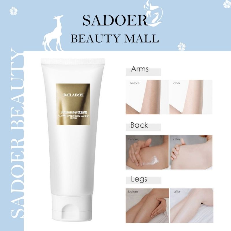 Sadoer Permanent Whitening Body Lotion Skincare Healthy White Hand Leg