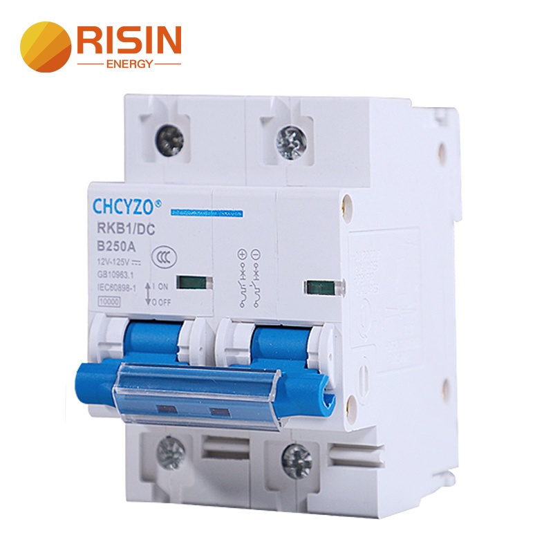 High Repurchase RISIN 1pole 2pole DC MCB 12V 24V 100V Battery Circuit ...