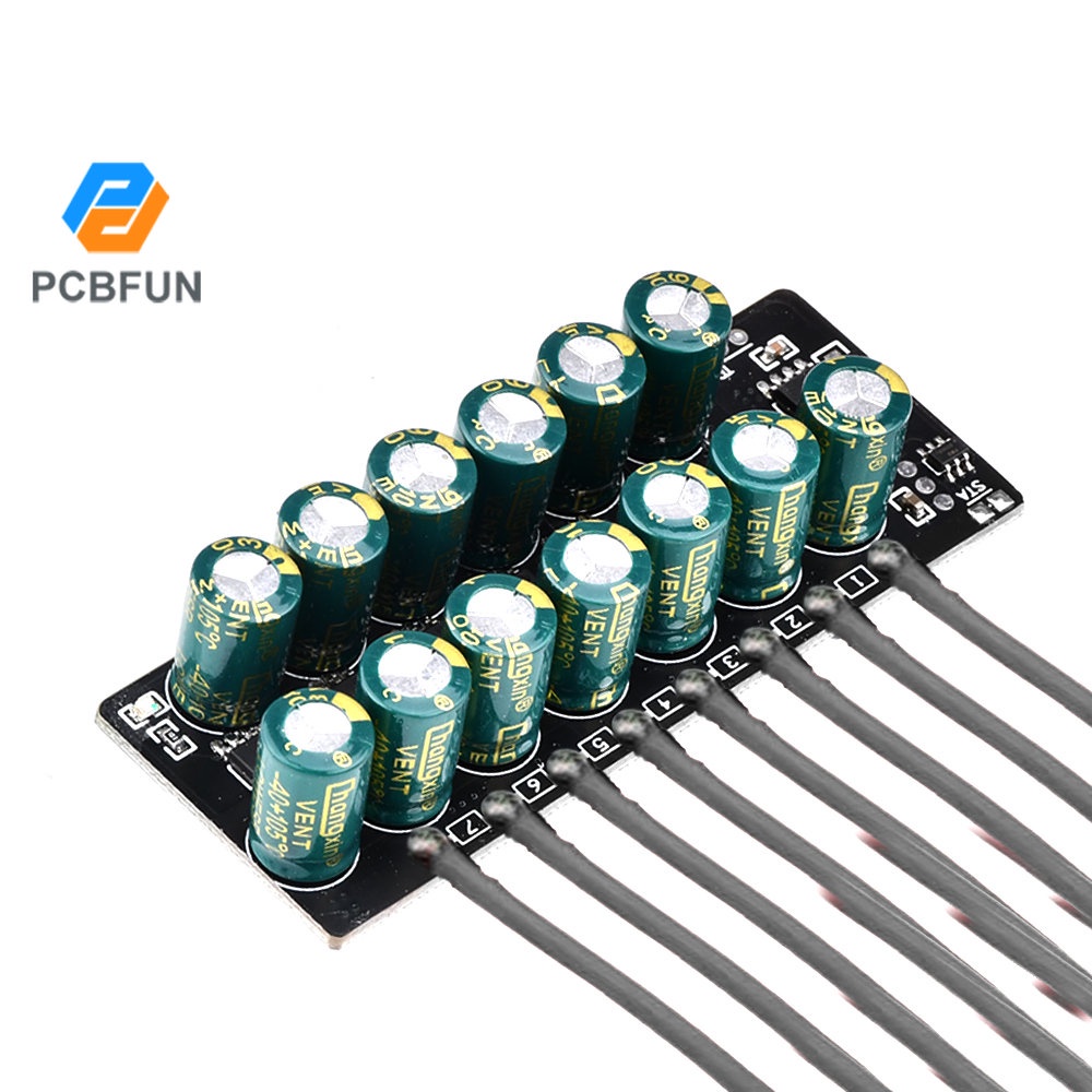 Pcbfun 3S 4S 6S 7S 2A Active Equalizer Balancer Lifepo4 Lithium Active Battery Energy Transfer ...