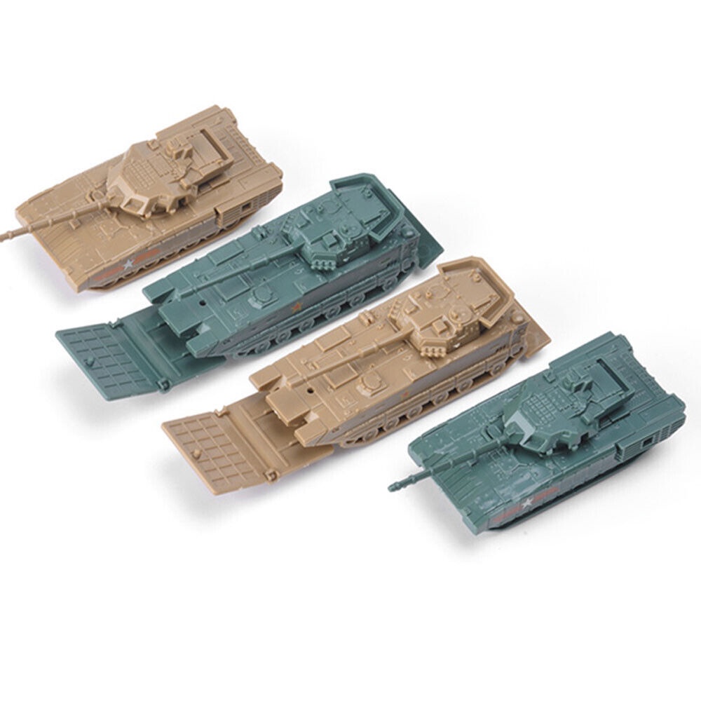 4pcs 1/144 Scale T-14 Armata Main Battle Tank ZTD-05 VN-16 Military ...