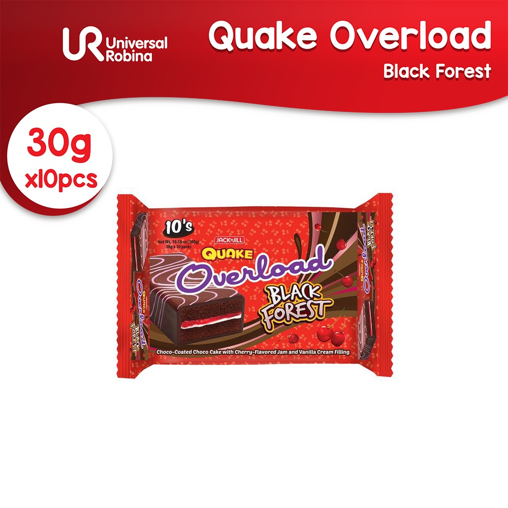 Quake Overload Black Forest (30g x 10) | Shopee Philippines