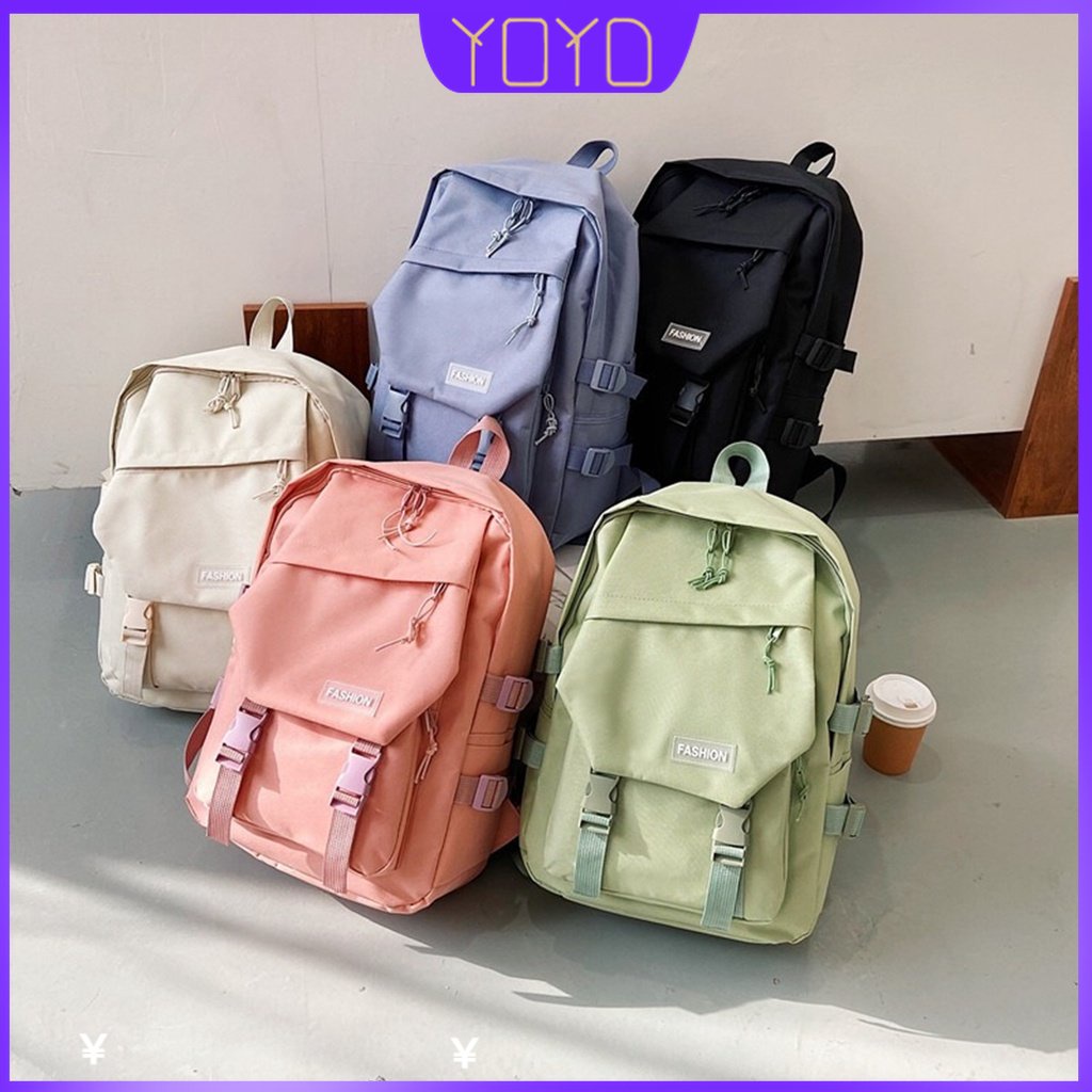 YoYo #2815 Fashion Backpack Korean Casual Backpack Japanese Style ...