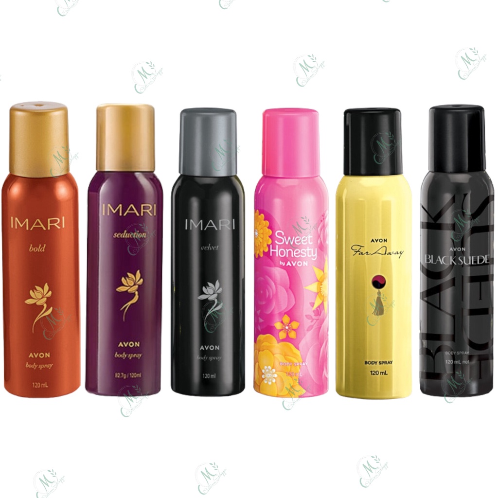 Avon Body Spray His & Hers - Sweet honesty, Far away, Imari seduction ...
