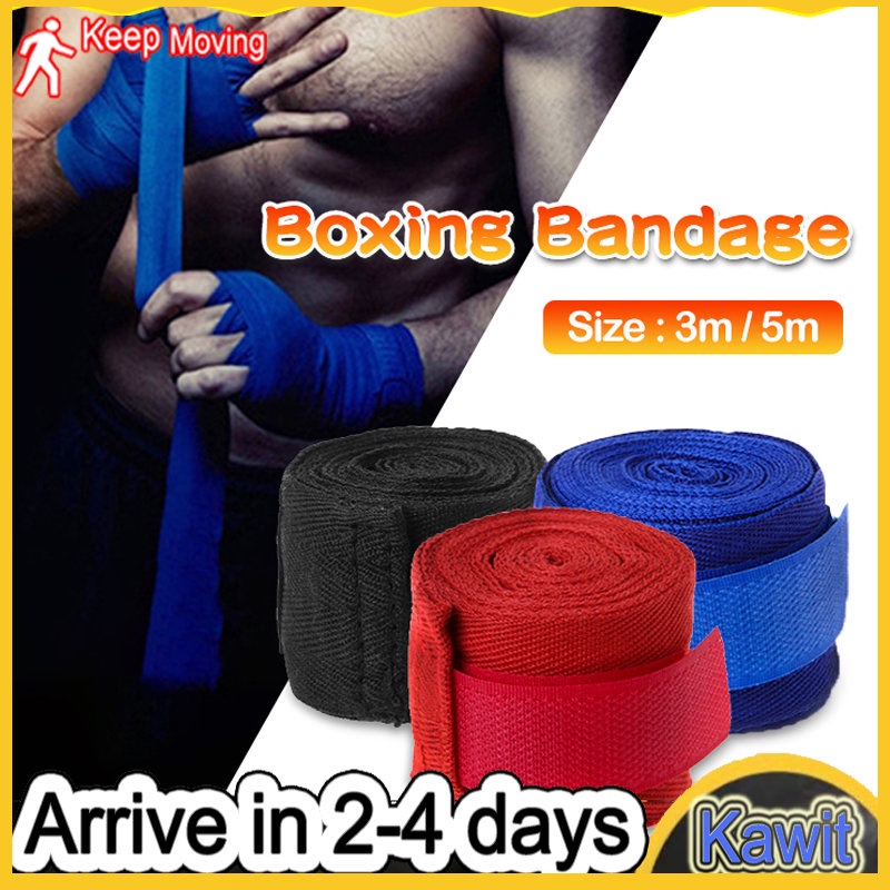 Boxing Wrap Sports Hand Wraps 3/5m Cotton Punching Boxing Bandages for ...