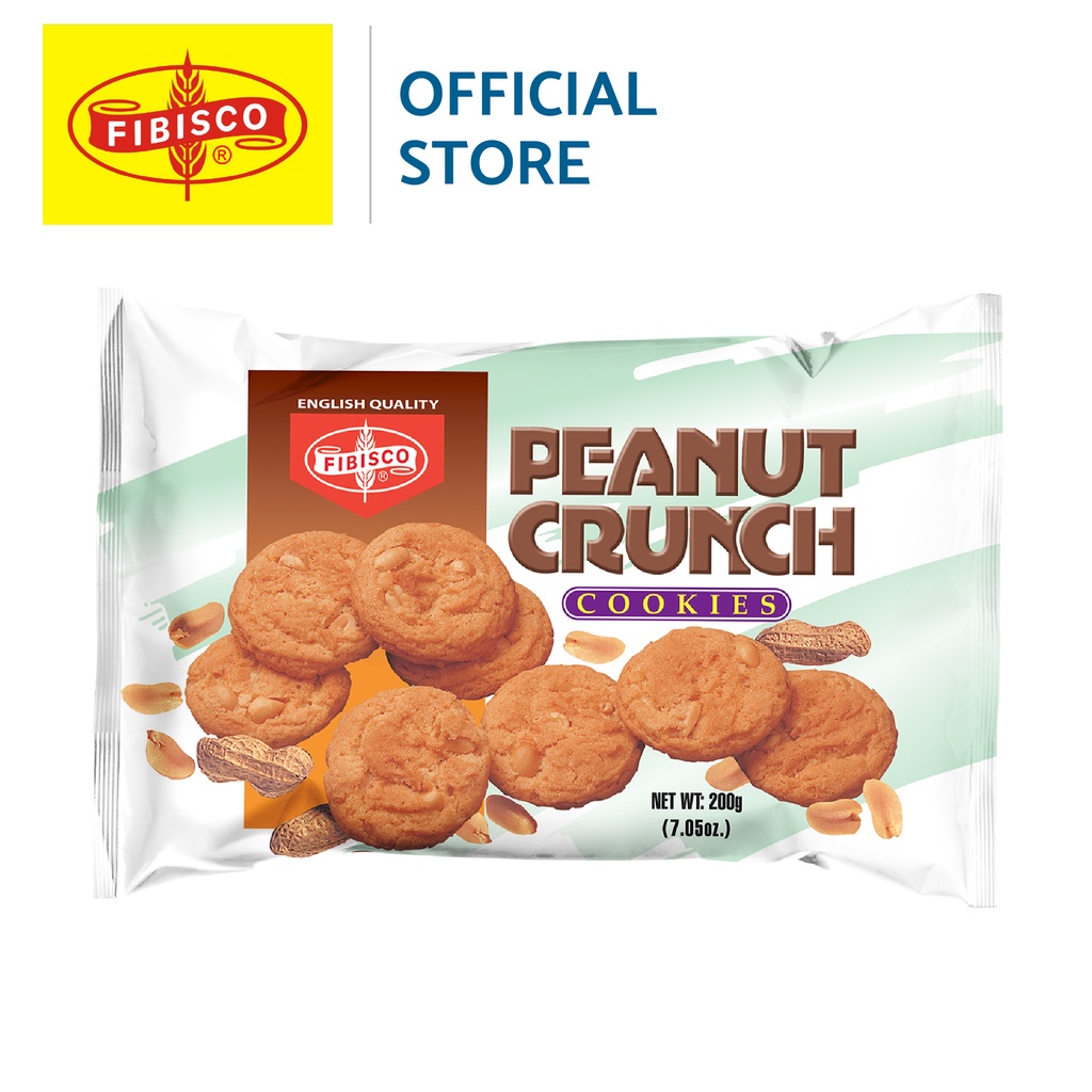 FIBISCO Peanut Crunch Cookies 200g | Shopee Philippines
