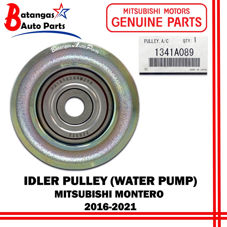 GENUINE IDLER PULLEY MITSUBISHI MONTERO 2016-2021 (WATER PUMP) | Shopee ...