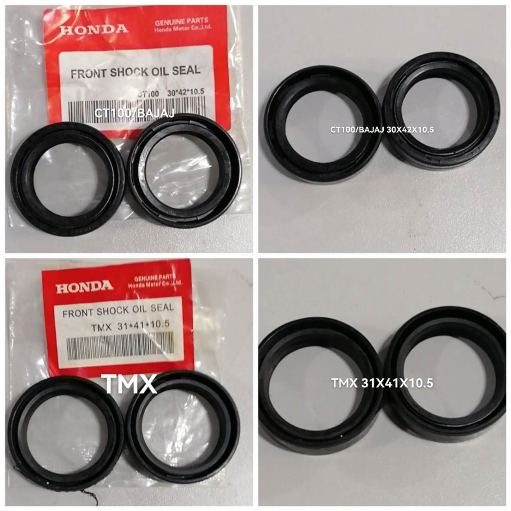 MOTORCYCLE FRONT SHOCK OIL SEAL FOR TMX155/CT100/BAJAJ | Shopee Philippines