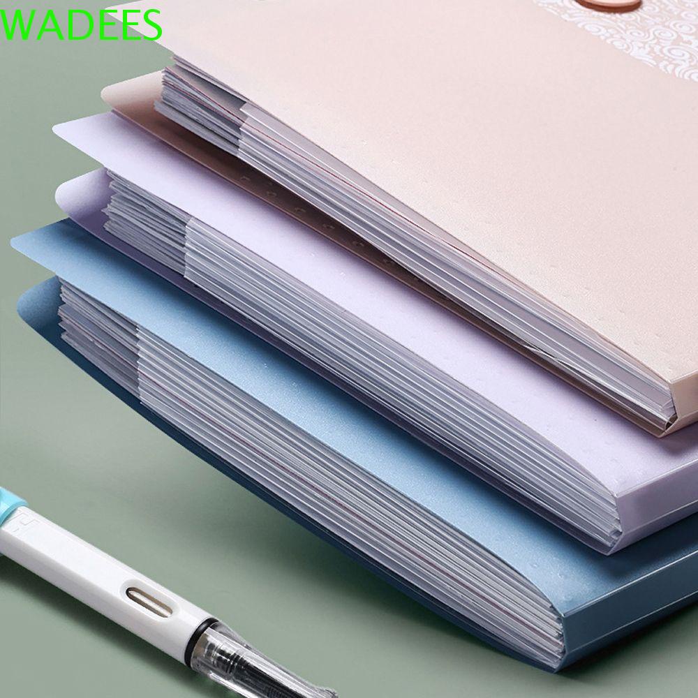 WADEES File Folder Portable Multi-function Storage Bag A4 Paper Folder ...
