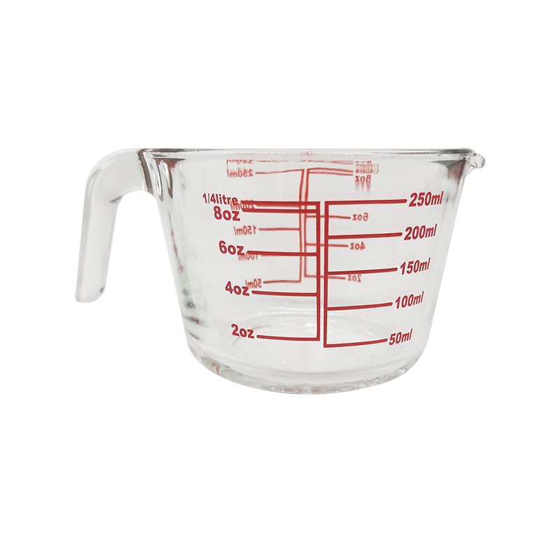 Miutiso 500ml Heat-resistant Glass Measuring Cup Scale Cup Milk Cup ...