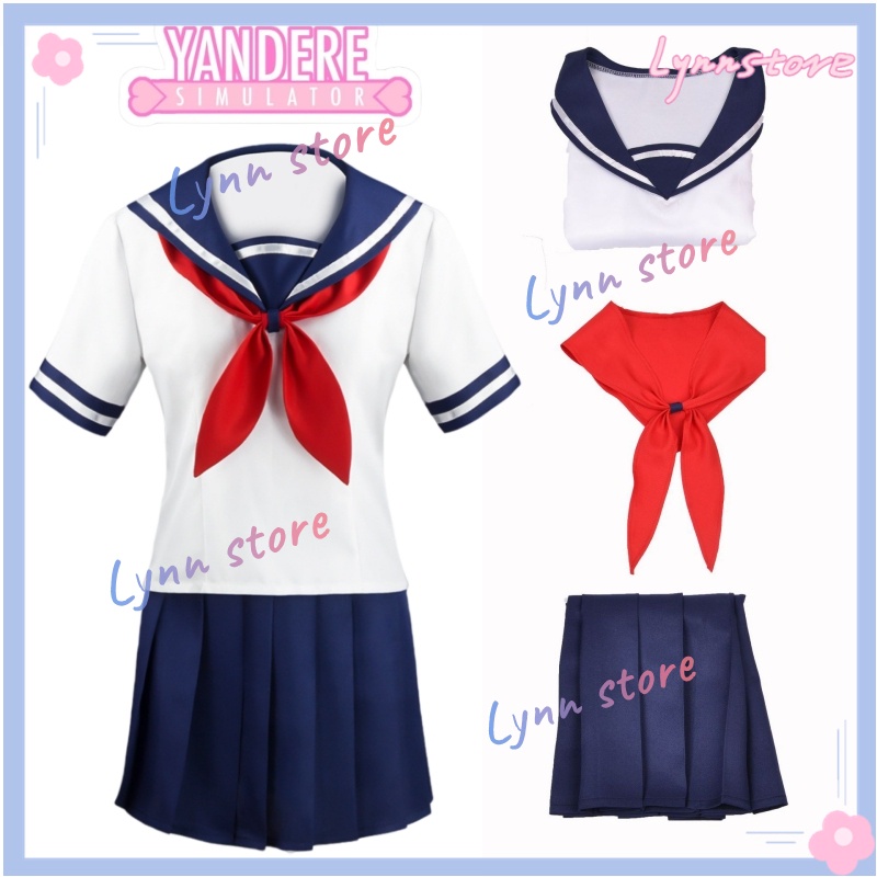 Anime Yandere Simulator Cosplay Costumes Ayano Aishi Cosplay JK School ...