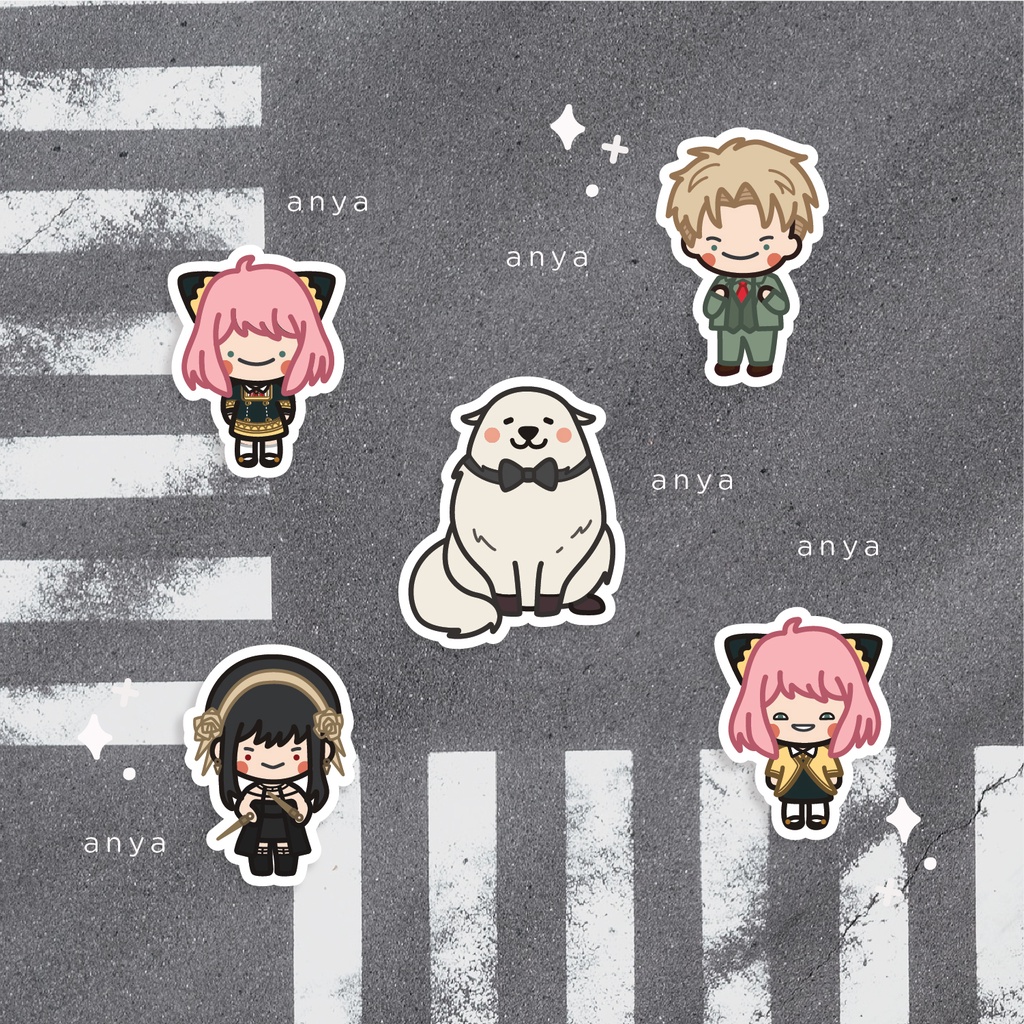 Spy x Family Sticker Pack | Shopee Philippines