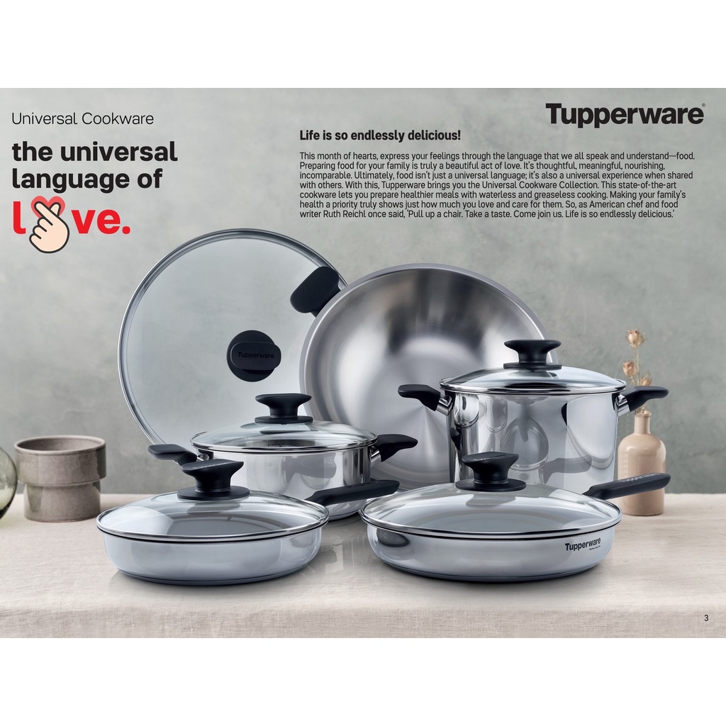 Tupperware Universal Cookware series | Shopee Philippines