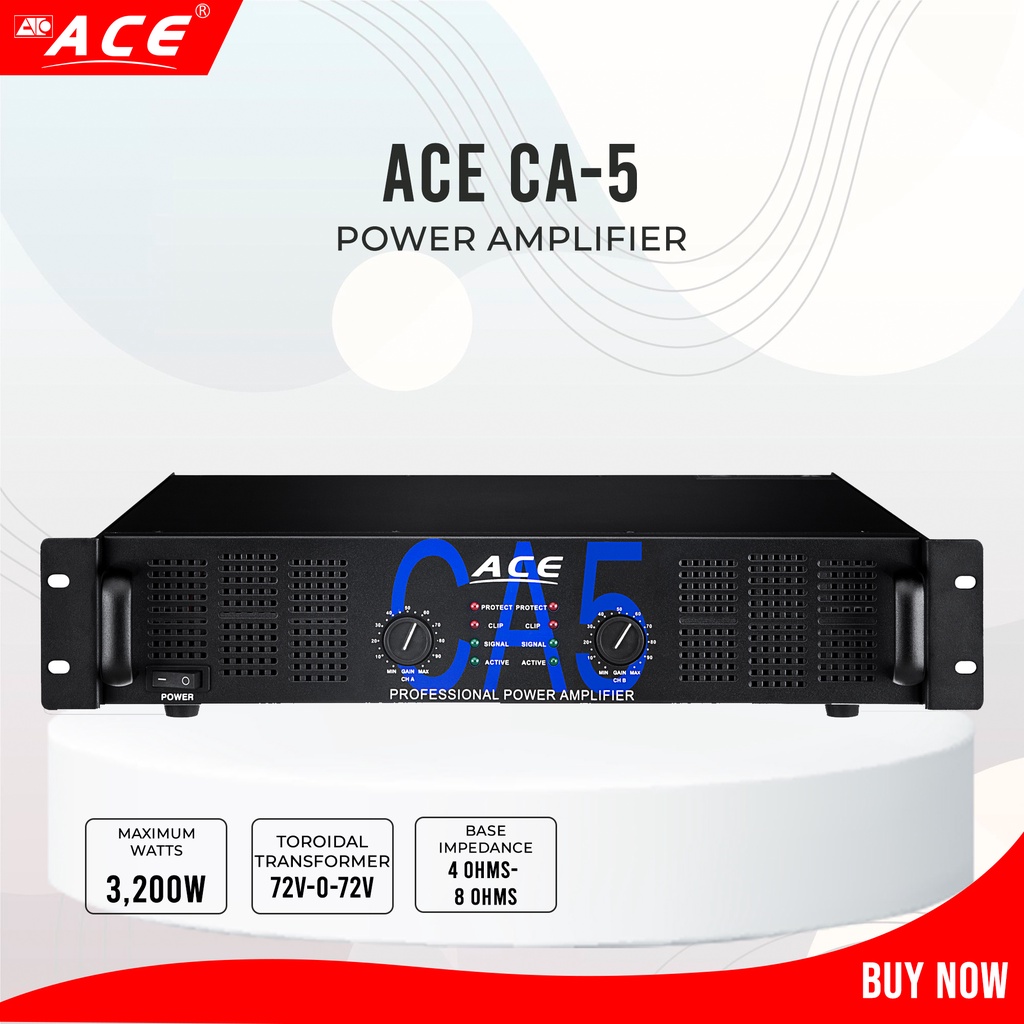 Ace CA5 Power Audio Amplifier | Shopee Philippines