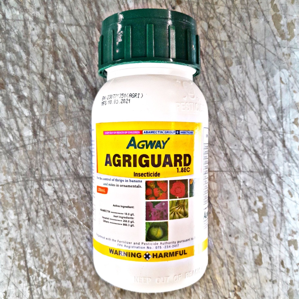 AGRIGUARD 1.8EC (250mL) ABAMECTIN INSECTICIDE BY AGWAY | Shopee Philippines