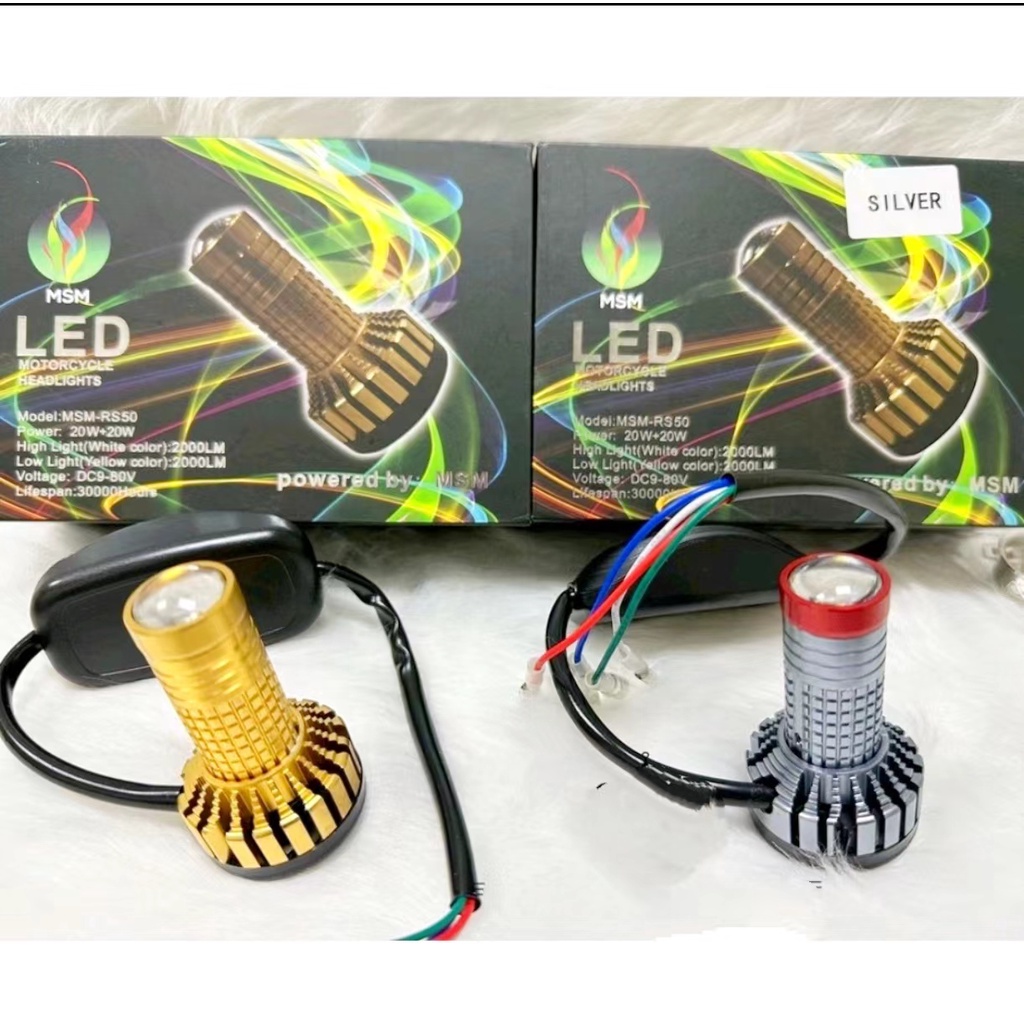 GAZ.PH_Original MSM Dual Color Headlight with fan all weather white ...