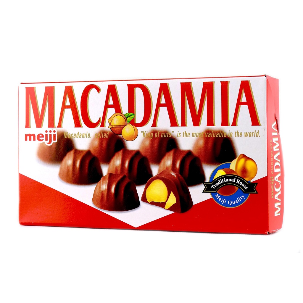 Meiji Macadamia Milk Chocolate 63g | Shopee Philippines