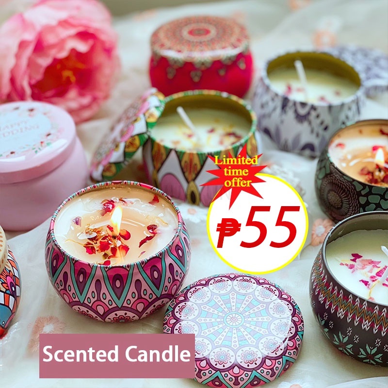 Scented Candle Home Fragrance Baptismal Candle SoyCandle Scented Candle ...